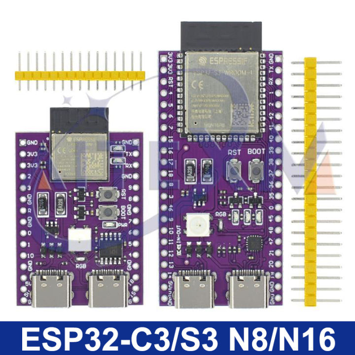 Esp32 Esp32 C3 Esp32 S3 Dual Type C Development Board Core Board Esp32 C3 Devkitm 1 Esp32 C3