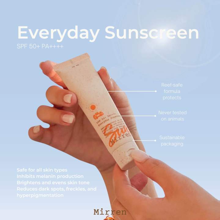 (สินค้า Early Bird ลด 50%) ครีมกันแดด รักษ์โลก Mirren Everyday UV ...