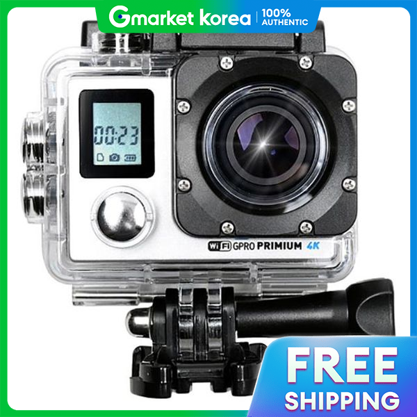 G Goon Gpro-4000 Silver Action Cam 4K Waterproof Camera | Lazada PH