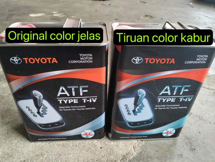 TOYOTA GENUINE ATF TYPE T-IV AUTO GEAR BOX OIL TRANSMISSION FLUID ...