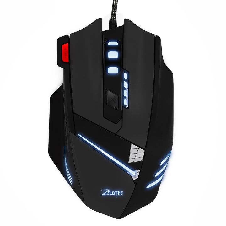 Wired Gaming Mouse 1200-1600-2400-3200 DPI Computer Mouse Ergonomic ...
