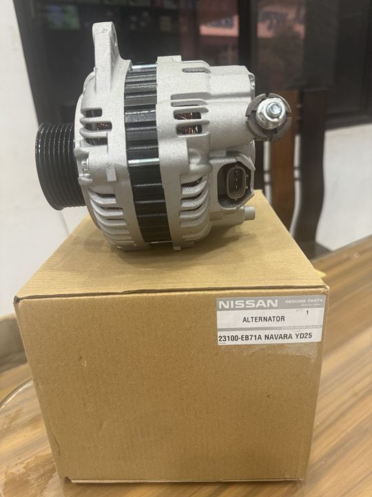 23100-EB71A ALTERNATOR ASSEMBLY 12V NISSAN NAVARA D40 100 AMP 7PK OEM ...