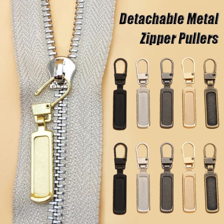 Universal Removable Metal Zipper Head Pull Tab for Repairing Clothing ...
