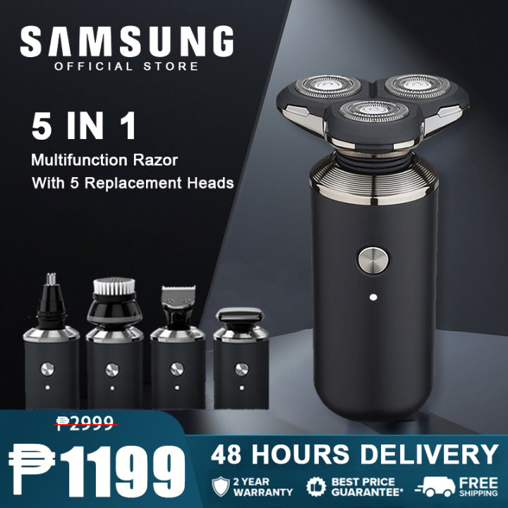 Samsung 5 IN 1 Electric Shaver Wet and Dry Shaving Rotation Men's ...