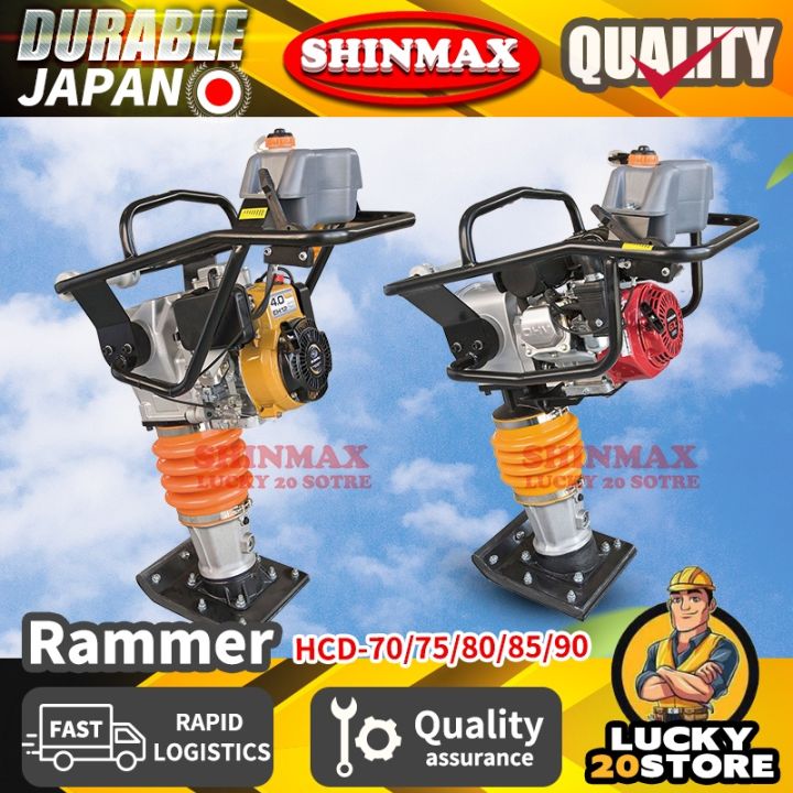 【SHINMAX】Air Cooled Single Cylinder 4-Stroke Engine Tamping Rammer ...