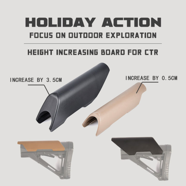 WADSN Tactical CTR Cheek Riser Low Hight Version Nylon For Non Gunstock ...
