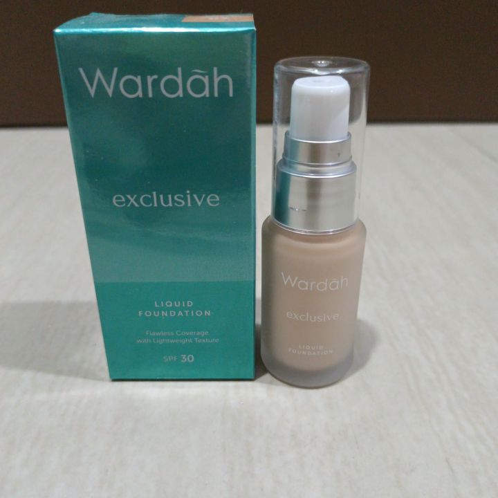 Wardah EXCLUSIVE Liquid Foundation 20ml | Lazada Indonesia