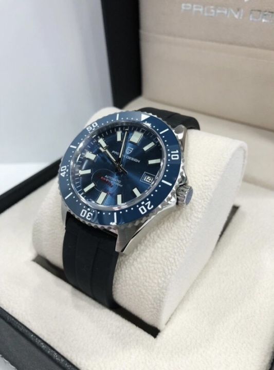 Pagani Design 42mm Men's Rubber Automatic Watch PD-1672 | Lazada