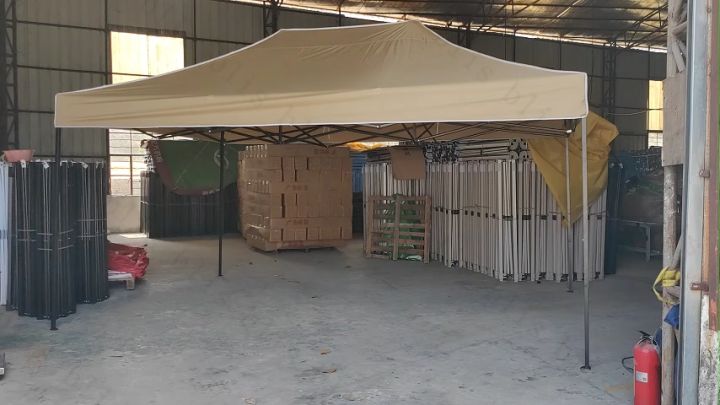 Retractable Tent Heavy Duty 3x3 Foldable Tent Canopy Large Gazebo ...