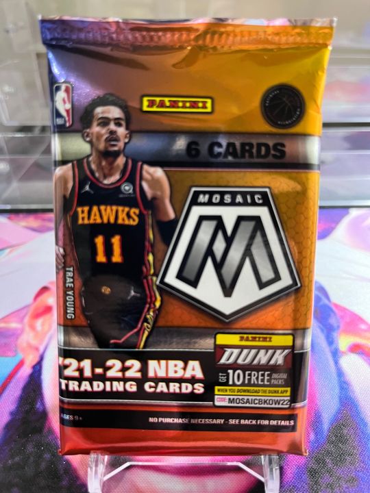 [LocKeyShop] 2021-22 Panini Mosaic Blaster - Sealed Pack (6 cards ...
