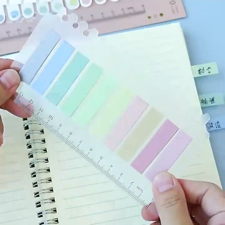 200pcs Colorful Index Sticky Note Memo Pad Lable Sticker Bookmarks ...