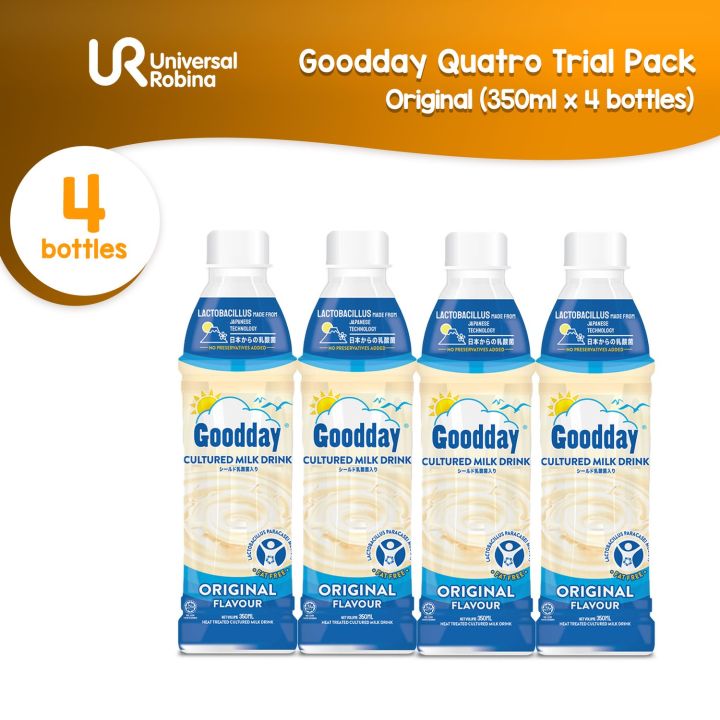 Goodday Quatro Trial Pack 350ml x 4 (4 Original) | Lazada PH