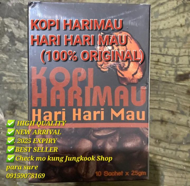 ORIGINAL KOPI HARIMAU HARI HARI MAU ENERGY COFFEE DRINK/KAPENG MAY ...