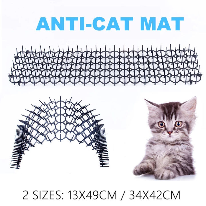 Garden Cat Scat Mat with Spikes Keep Cat Dog Away Square Cat Deterrent ...