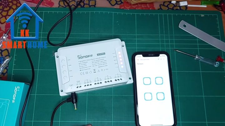 Sonoff 4CH Pro R3 สวิตช์สั่งงานผ่าน WiFi 4 ช่อง | Lazada.co.th