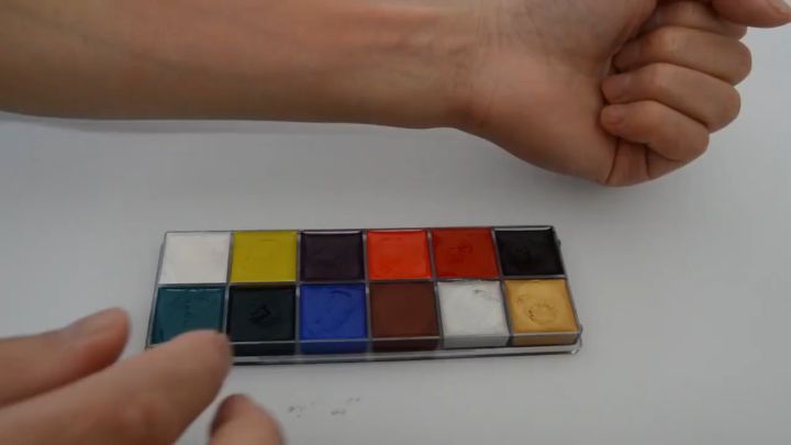 Water-Soluble Face Painting 12 Color/Set Body Painting Pigment Makeup ...