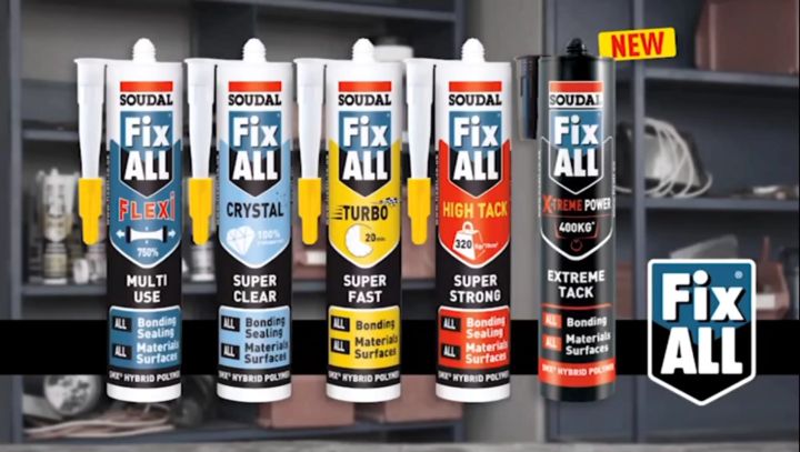 Soudal TURBO Fast Drying Sealant Quick Drying Sealant HYBRID Polymer ...