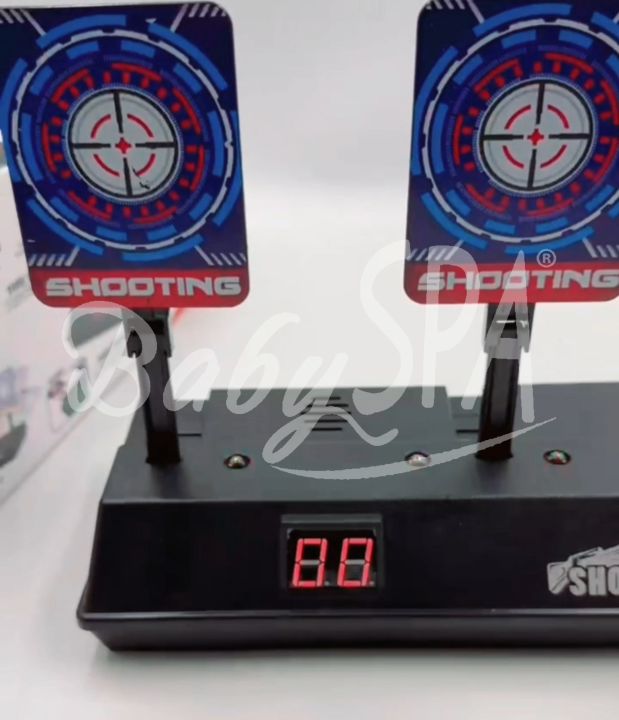 BabySPA Toys Shooting Target Light Shooting Game Auto Reset Electric ...
