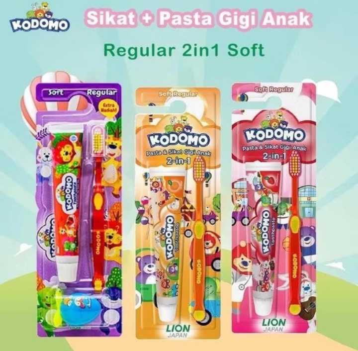 Pasta + sikat gigi kodomo | Lazada Indonesia