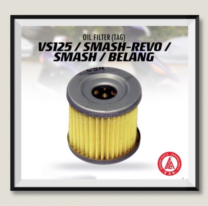 SUZUKI VS125 / SMASH / SMASH-REVO / BELANG OIL FILTER (TAG) VS 125 ...