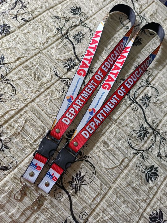 DEPED MATATAG DESIGN 6 Lace Lanyard ID Holder I'd sling onhand Cod ...