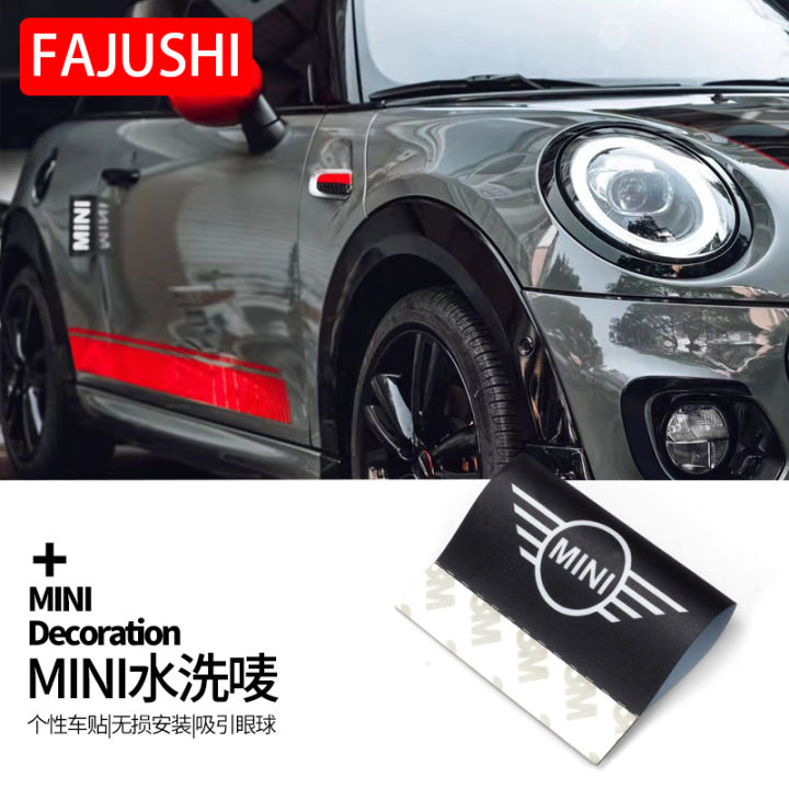 สติกเกอร์ตกแต่งเหมาะสำหรับ BMW MINI MINI COOPER ป้ายติดประตูรถกันน้ำ ...