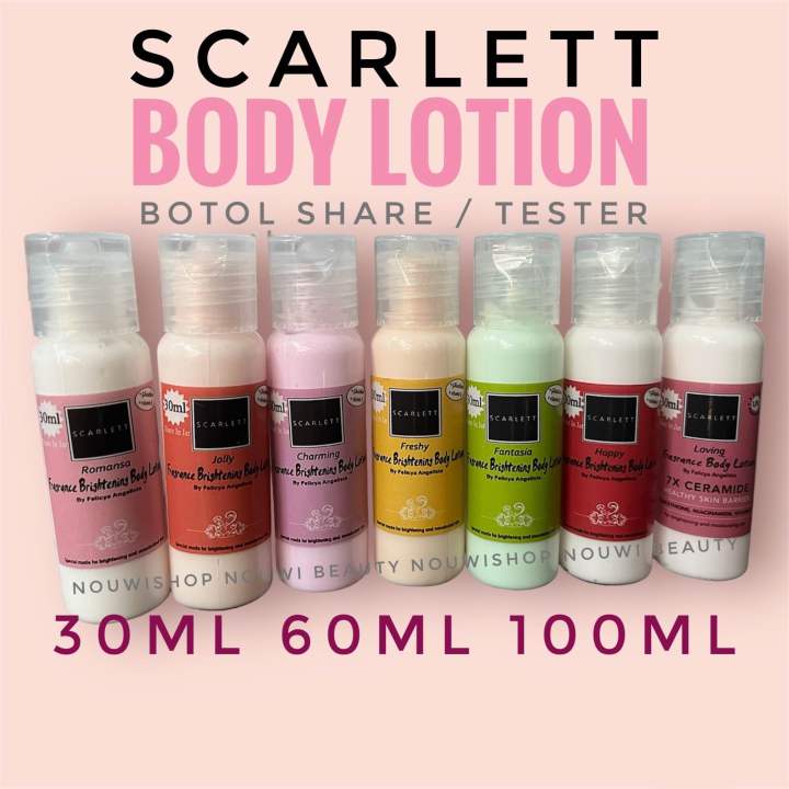Scarlett Mini Body Lotion Brightening Semua Varian Lengkap (share in ...