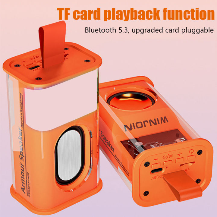 New Meca Style Speakers Shake The Bass Transparent Wireless Soundbar ...