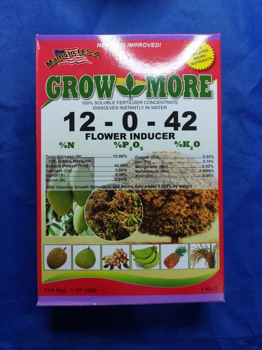 Grow more 12-0-42 NPK (1 kilo) Flower Inducer | Lazada PH