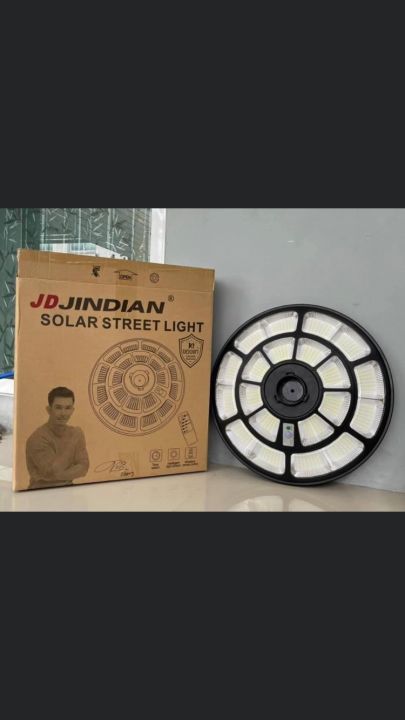 โคมหัวเสาโซลาร์เซลล์ UFO 500,000W แบรนด์ JD Jindian แท้100% รุ่นพรีเมี่ยม โคมไฟสนาม พลังงานแสง ...