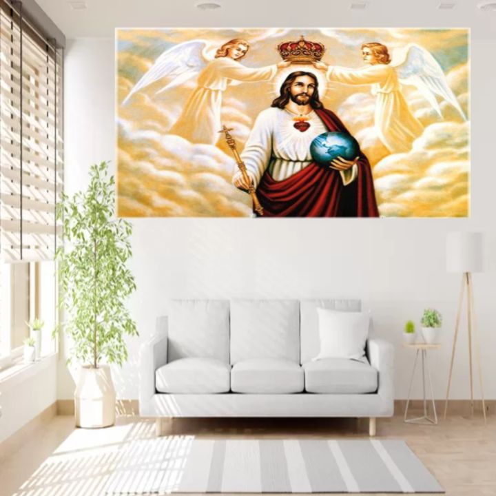 poster cetak jumboh,hiasan dinding,dekorasi ruangan tamu,Tuhan Yesus ...