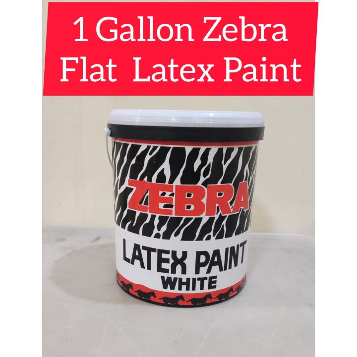 Flat Latex Paint Zebra 4 Liters (1 gallon) | Lazada PH