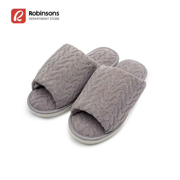 Tender Toes Mens Bedroom Slippers June (Gray) | Lazada PH