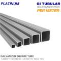 1M & 1.5M | GI Tubular | Galvanized Iron Square Tube | 1.2MM Thick ...