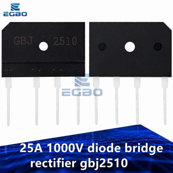 EGBO 1PCS 25A 1000V diode bridge rectifier gbj2510 ZIP In Stock | Lazada PH