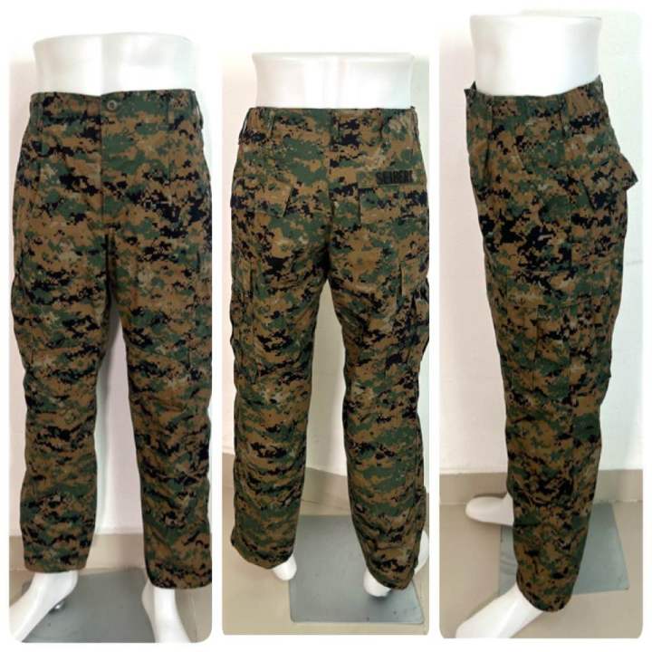 กางเกงทหารอเมริกา มือ2: USMC : Size: Small: เอว 27-31 นิ้ว :เลือกไซซ์ ...