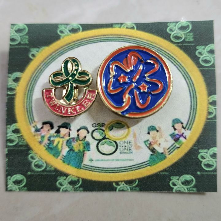 GSP & WORLD PIN SET - GIRL SCOUT PINS | Lazada PH