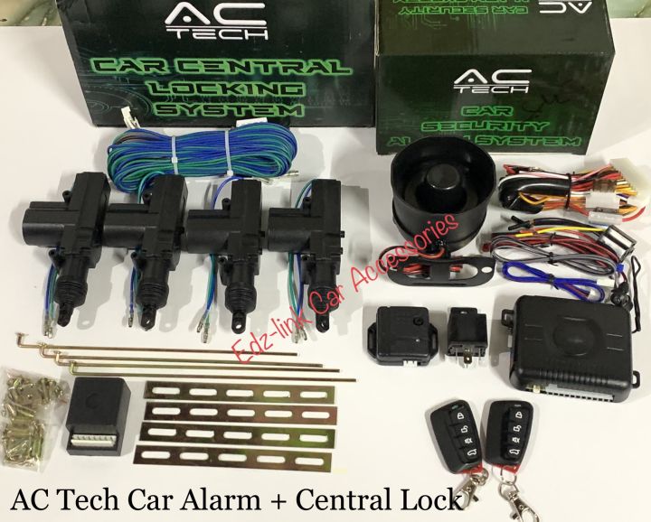 AC Tech Car Alarm System RT035 and Door Central Lock System | Lazada PH