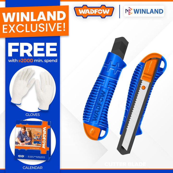 Wadfow by Winland 18mm x 100mm Snap Off Blade Cutter Knife ( SOLD PER ...