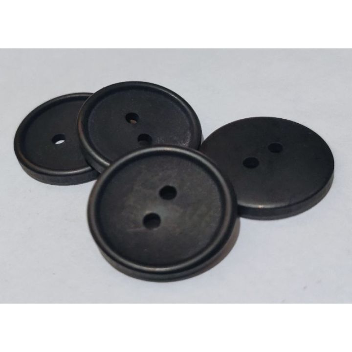 (12 BIJI) Kancing Jas hitam DOFF ukuran 20 mm | Lazada Indonesia