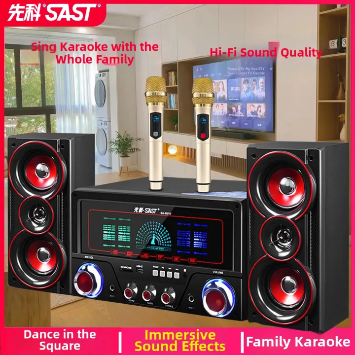 Sast | Home Karaoke Low Bass Cinema KTV Sound System 2.1 Bluetooth ...