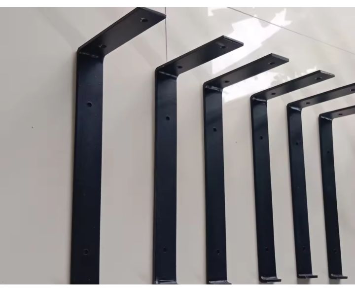 L Besi Siku Ambalan Dinding 1 pcs Bahan Strip Tebal 4mm Siku Besi Rak ...