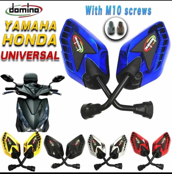 RAIDER J CROSSOVER MOTORCYCLE SIDE MIRROR DOMINO HIGH QUALITY UNIVERSAL ...