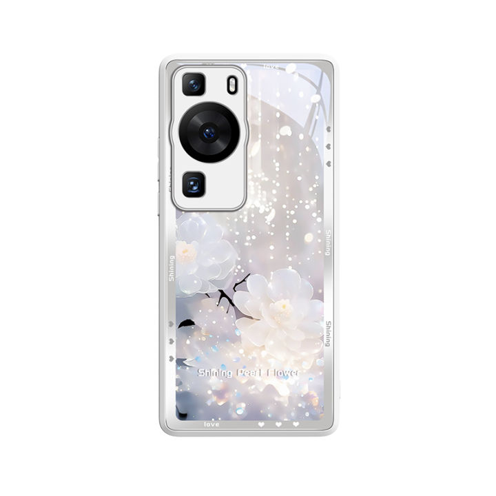 GGUU | Water Crystal Floral Full-Coverage Protective Phone Case for ...
