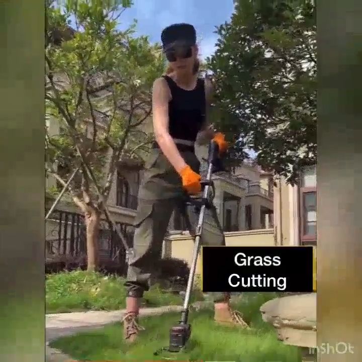 Cordless Grass Cutter Machine Rechargeable 24V/48V Battery Electric ...