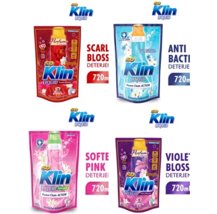 Soklin Liquid Sabun Cuci Pakaian 720 Ml All Variant | Lazada Indonesia