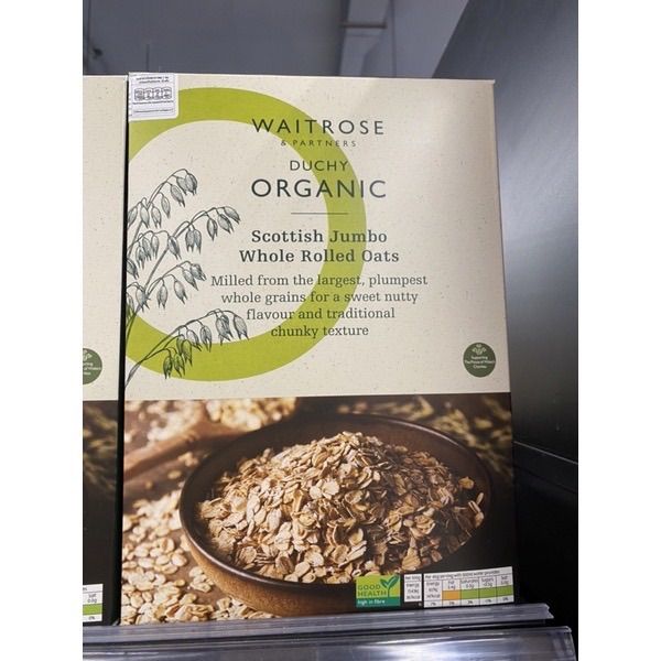เวทโทรส อาหารเช้าจัมโบ้ โอ๊ต 1 Kg. Waitrose Duchy Organic Scottish ...