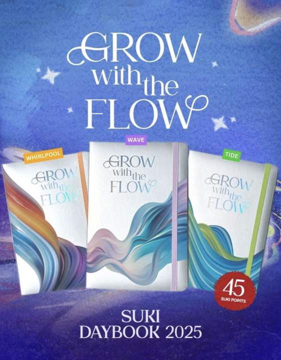 Suki Daybook 2025 Grow with the flow Mercury Drug Suki Daybook | Lazada PH