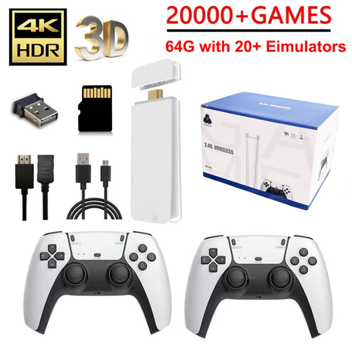 Video Game Retro Console 4K 20000 Games Consola VideoJuegos Wireless ...