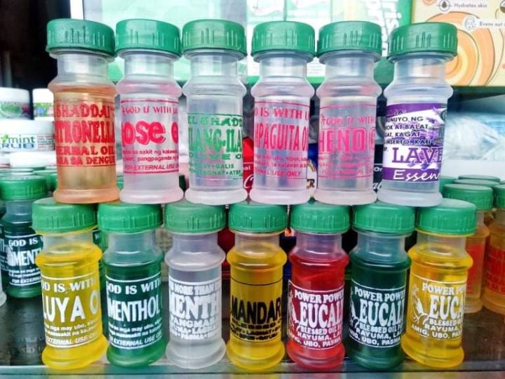 10pcs El Shaddai Herbal Healing Oil (Massage oil/langis/pang-haplas ...